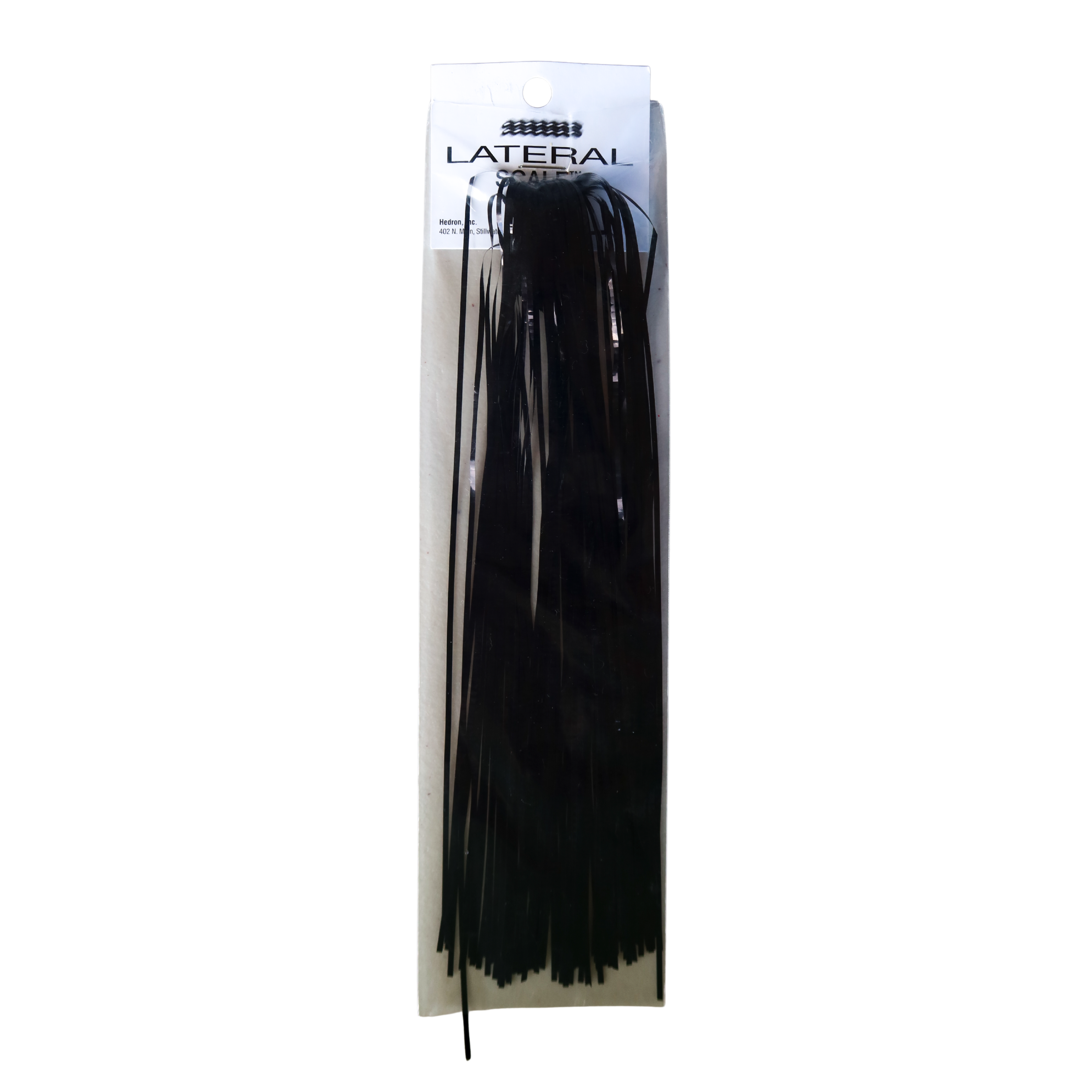 Hedron Lateral Scale Flashabou #1712 - Black – Luremonger