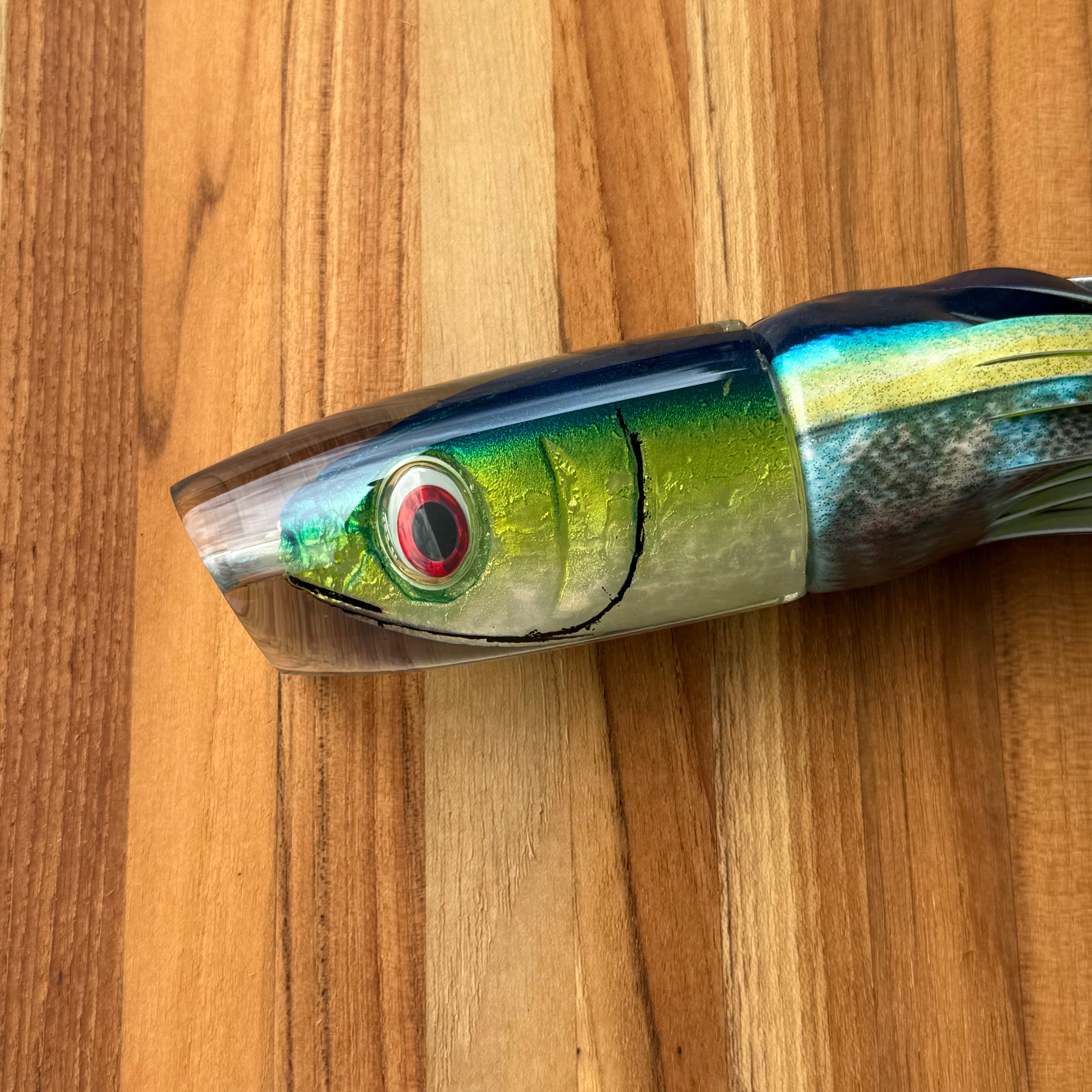 Joe Yee - 14" Hand-Painted Fish Head Super Plunger – Luremonger